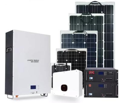 China 48V 200Ah 10kw Lithium Ion Home Solar Battery For Hybrid Solar Storage System for sale