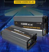 China Sine Wave Solar Car Inverter 12v 24v To 110V 220V 1000W 1500w for sale