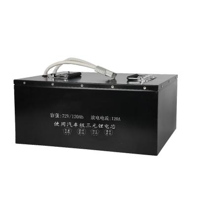 China Lifepo4 Large Capacity Lithium Solar Battery 72V 120Ah For Electric Vehcile for sale