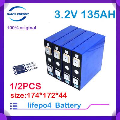 China 3.2v 135ah Lifepo4 Rechargeable Battery DIY 12v 24v 36v 48v Deep Cycle EVE Lithium Cell for sale