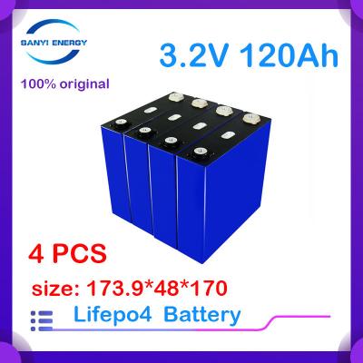 China 3.2v120ah Lifepo4 Battery Diy 12v 24v Boat Golf Cart Rv Forklift Home Storage for sale