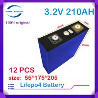 China Grade A EVE 3.2v Lifepo4 210ah Lithium Ion Prismatic Battery Cells For Solar System for sale