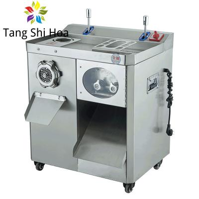 China Stainless Steel Meat Cutter And Grinder Industrial Commercial Electric Frozen Meat Cutter for sale
