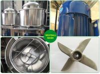 China Multi Function Meat Beater Machine Stainless Steel Double Barrel Beef Balls Fish Balls for sale