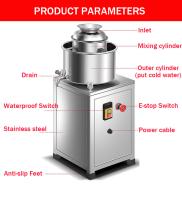China High Speed Electric 4kg/Time Meatball Beater Machine Kitchen Meat Mincer Machine for sale