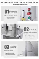 China Heavy Duty Electric Bone Saw Machine Commercial Stainless Steel for sale