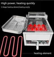 China 15L French Fries Gas Fryers Machine Commercial Kitchen Tabletop Stainless Steel for sale