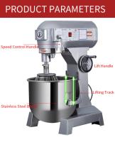 China 20L Food Mixer Machine Kitchen Dough Machine Restaurant 3 In 1 for sale