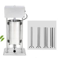 China 10 Liters Stainless Electric Sausage Machine Syringe Sausage Filling Stuffer for sale