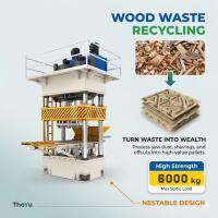 China 1600ton Automatic Presswood Pallet Making Machine for Wood Waste Recycling for sale