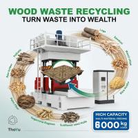 China Molded Presswood Pallet Maker Machine For Waste Wood for sale