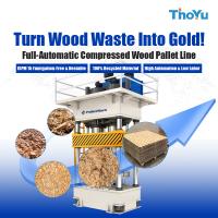 China 1250 ton Single Mould Sawdust Preessed Wood Pallet Machine for sale