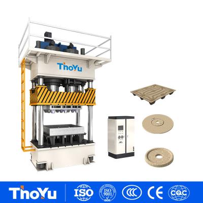 China Engineered Molded Wood Pallet Making Machine 4 Way Presswood Pallet Machine for sale