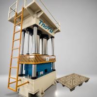 China Coconut Husk Fiber Wood Pallet Machine 300 Pieces/Day for sale