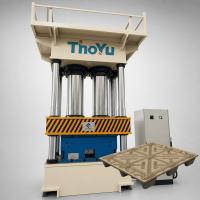 China Coconut Husk Fiber Wood Pallet Machine 300 Pieces/Day for sale