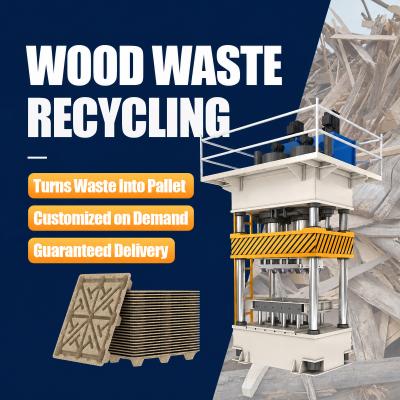 China Reuse Sugar Cane Wastes Bagasse Wood Pallet Machine for sale