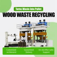 China ISPM 15 Exemption Compressed Wood Pallet Machine For Food Beverage Industry for sale