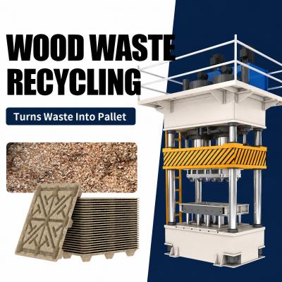 China Molded Presswood Coconut Pallet Manufacturing Machine 300 Pcs/Day for sale
