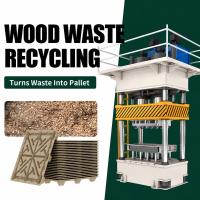 China Fumigation Free Plant Fiber Pallets Making Machine With Strong Load Capacity for sale