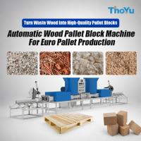 China Compressed Sawdust Pallet Block Machine for sale