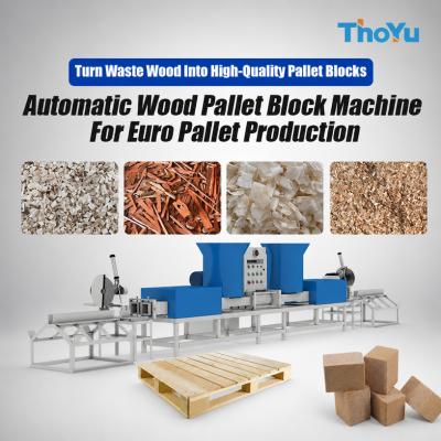 China Compressed Sawdust Pallet Block Machine for sale