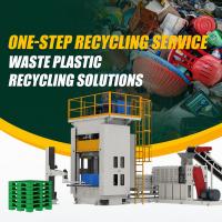 China Brazil Pressed Plastic Pallet Machine for Waste Plastics Solution for sale