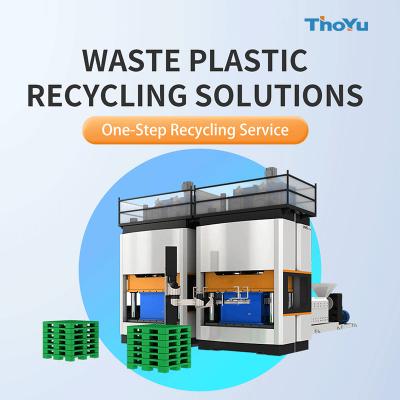 China Fully Automatic Plastic Recycling Machine To Pallets for sale