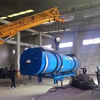 China Straw Sawdust Rotating Drum Dryer for sale