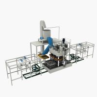 China Fully Automatic Coconut Fiber Pallet Making Machine for Pressed Pallet for sale