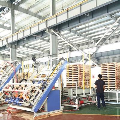 China Automatic Single One Man Wood Pallet Nailing Machine for sale