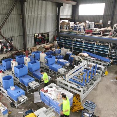 China 90*90 mm Pallet Block Machine in Lithuania for European Pallet for sale