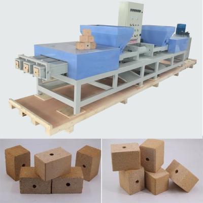 China Wood Shavings Pallet Block Machine For European Pallet In Lithuania for sale