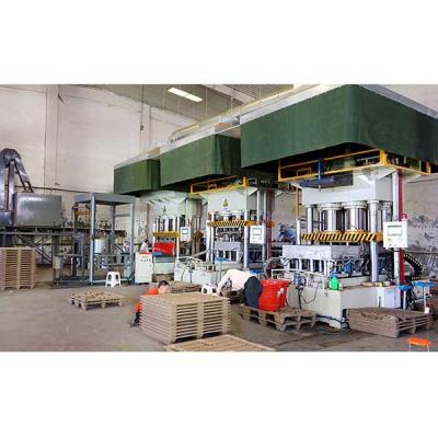 China Coconut Husk Fiber Wood Pallet Machine 240 Pieces/Day for sale