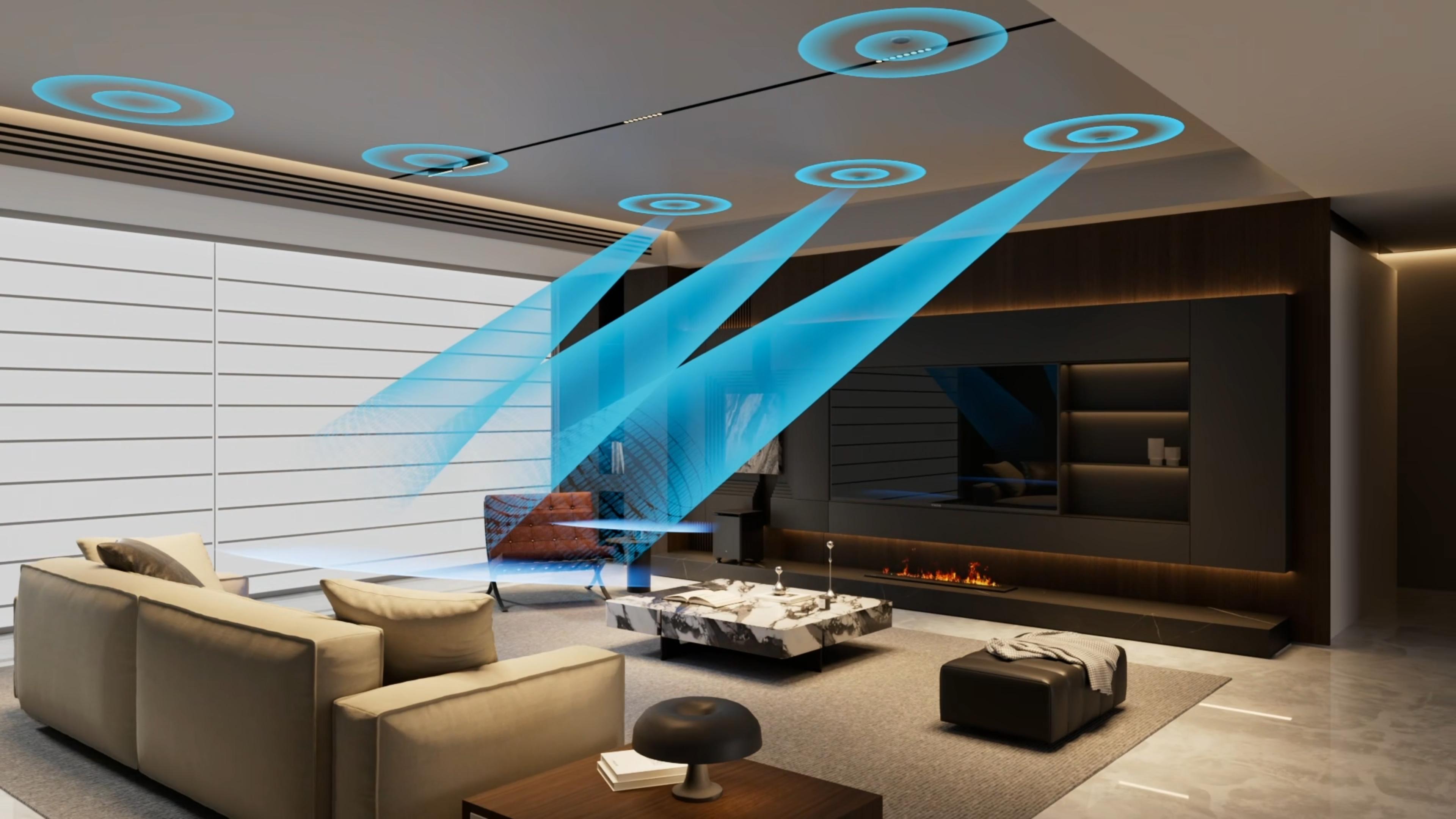 Snail Power stealth ceiling speaker living room home theater