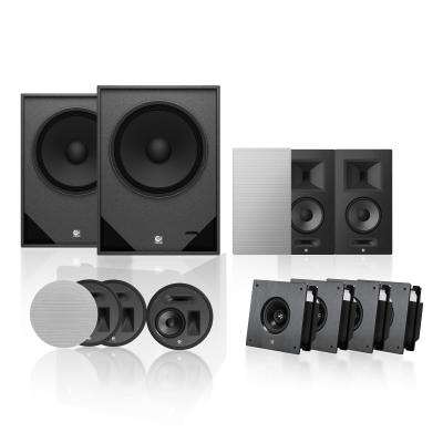 China X-Series 7.2.4 Channel Custom Home Theater System X8 Horn Speaker Dolby Atmos 2000W Subwoofer Cinema Kit for sale