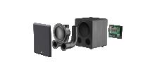 China C110 10-inch Active Home Theater Subwoofer System 500W RMS Power 25Hz Ultra-Low Bass 114dB SPL DSP Module for sale