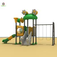 China Resort Park Kids Swing Sets Colorful Play Yard Swing Sets 370*230*270CM for sale