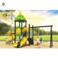 China Resort Park Kids Swing Sets Colorful Play Yard Swing Sets 370*230*270CM for sale