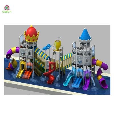 China Environment Friendly Kids Water Slide Children Swimming Pool Play Equipment Customized for sale