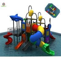 China Safety Material Water Park Slide Custom Design Plastic Children Water Playground for sale