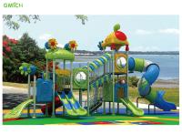 China Custom Design Park Playground Equipment Children Colorful Plastic Slide Outdoor Playground Set For Resort Hotel for sale