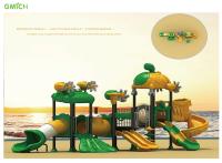 China Outdoor Playground Equipment Commercial Customized Plastic Slide Set Kids Playground for sale