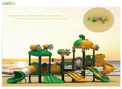 China Outdoor Playground Equipment Commercial Customized Plastic Slide Set Kids Playground for sale