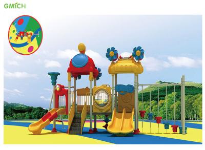 China Children Outdoor Playground New Design Plastic Slide Set Commercial Amusement Park Playground for sale