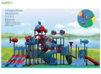China Children Outdoor Playground Equipmen Garden Games Amusement Park Plastic Slide Set for Sale for sale