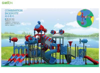 China Children Outdoor Playground Equipmen Garden Games Amusement Park Plastic Slide Set for Sale for sale