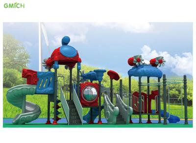 China Hot Sale Outdoor Playground Equipment and Amusement Park Plastic Slide for Children for sale