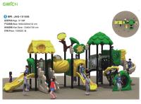 China Amusement Park Play Equipment Commercial Children Plastic Slide Outdoor Playground for sale
