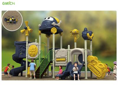 China Anti UV Outdoor Playground Equipment Plastic Slide Play Set For Children for sale