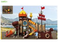 China Customized Outdoor Play Area Toys Plastic Outdoor Slide 1120*660*650CM for sale